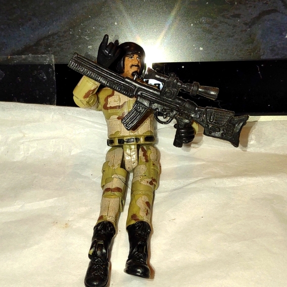 Vintage | Toys | Vintage Soldier Action Figure With Gun | Poshmark